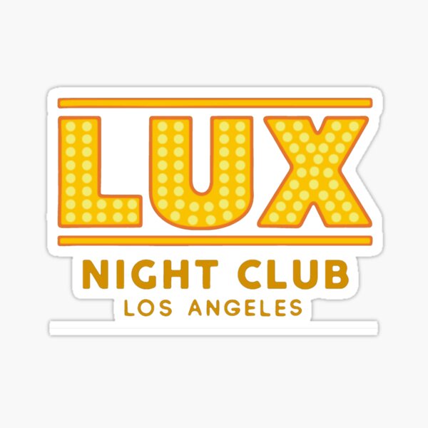 "LUCIFER - LUX NIGHT CLUB Classic ." Sticker by kucelcflotan | Redbubble