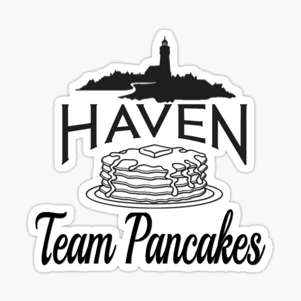 "Haven Team Pancakes" Sticker by HavenDesign | Redbubble