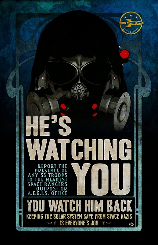 "AEGIS Space Rangers Propaganda Poster" by DEEP7PRESS | Redbubble