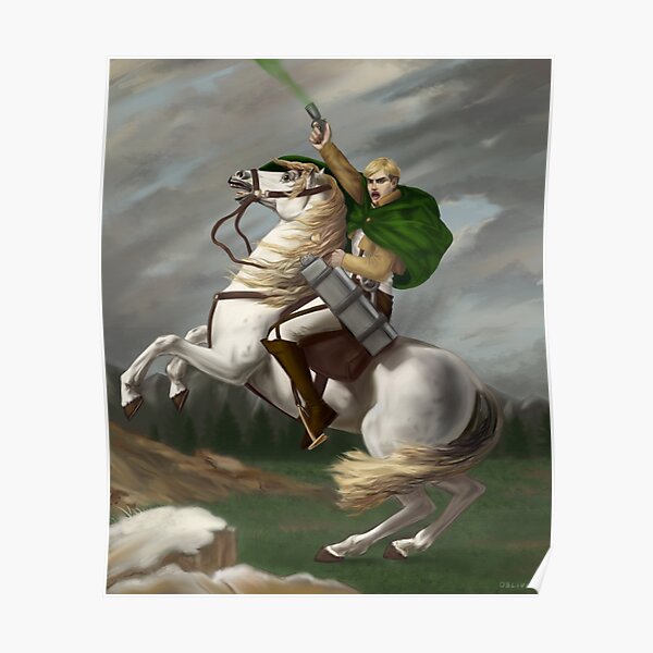 Dedicate Your Hearts” Erwin Painting A" Poster by Obliviani | Redbubble