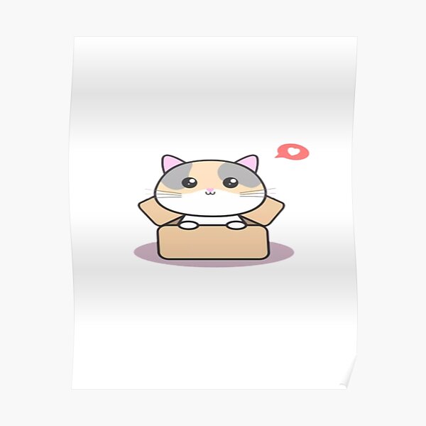 " CATS Stickers | Meow!" Poster for Sale by Stickerscats | Redbubble