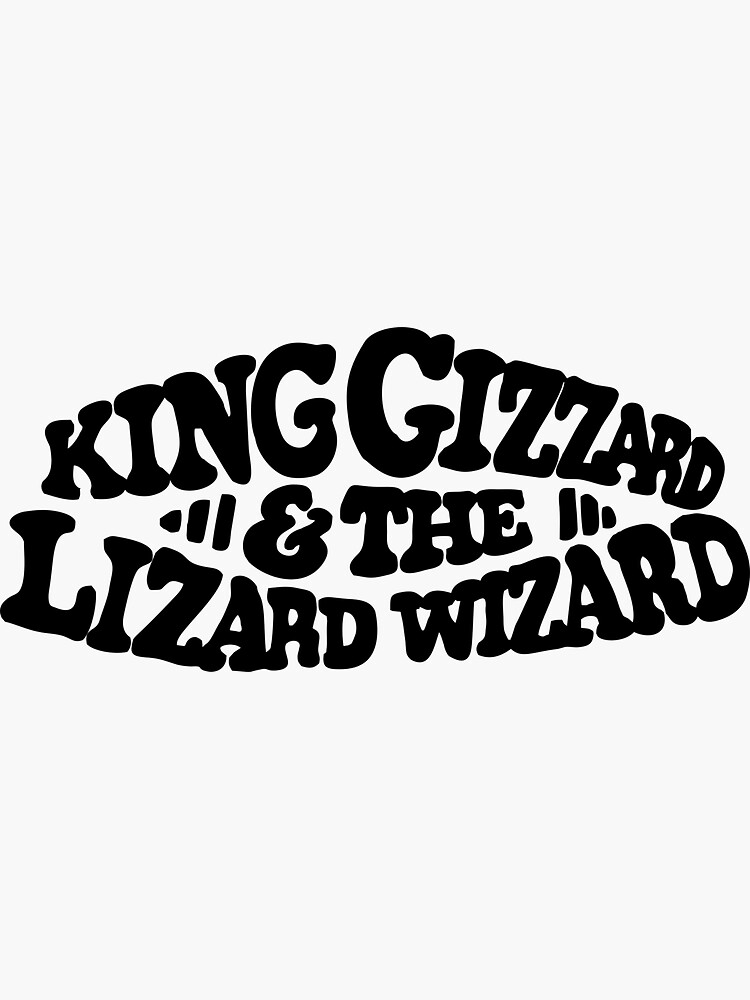 "King Gizzard And The Lizard Wizard" Sticker by winnel | Redbubble