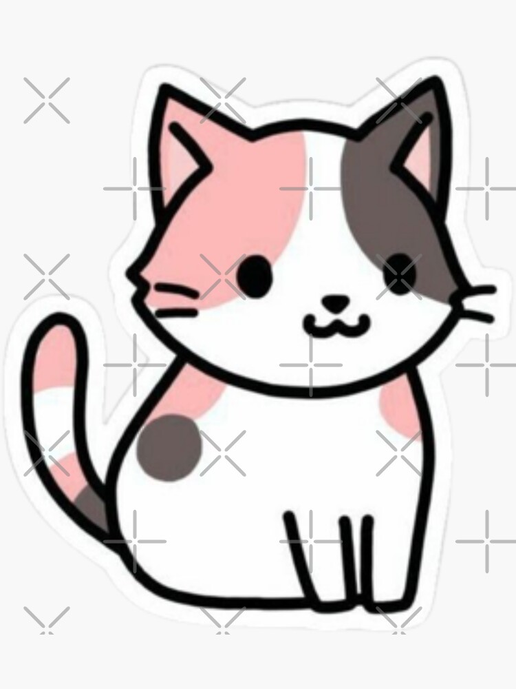 "CATS Stickers | Meow!" Sticker for Sale by Stickerscats | Redbubble