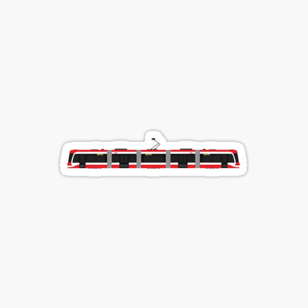 "TTC Streetcar" Sticker by CVMakhijani | Redbubble