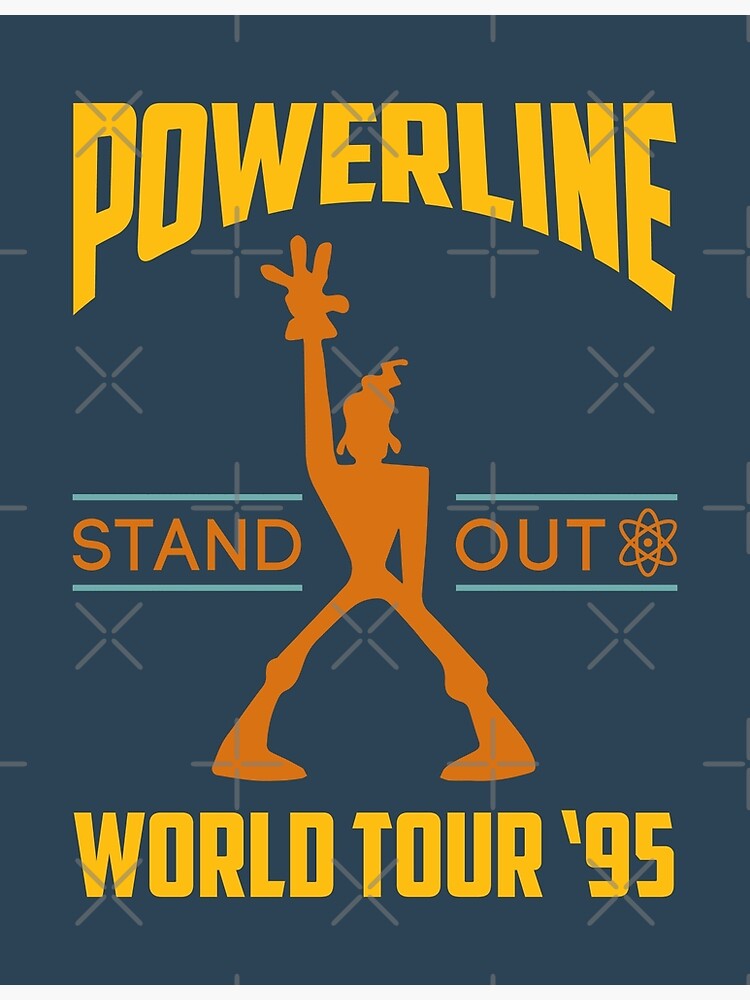 "Powerline Stand Out World Tour '95" Canvas Print for Sale by Batg1rl ...