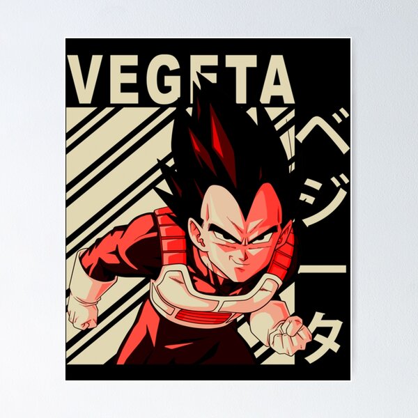 "Vegeta - Vintage Art Essential ." Poster for Sale by ruestfeagniu ...