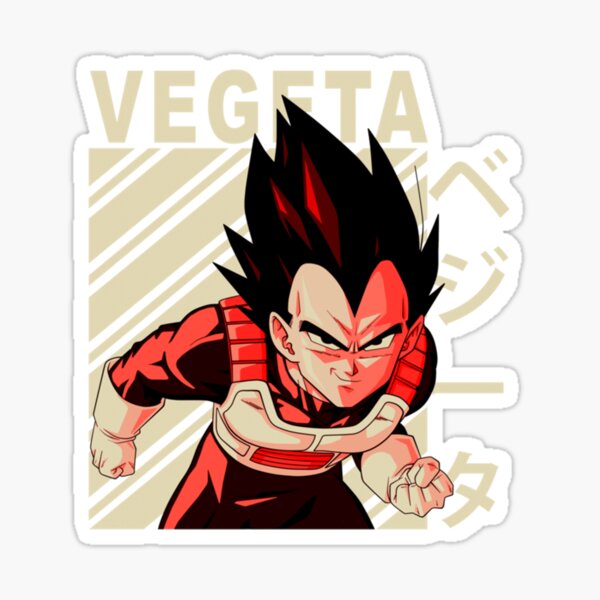 "Vegeta - Vintage Art Essential ." Sticker for Sale by ruestfeagniu ...