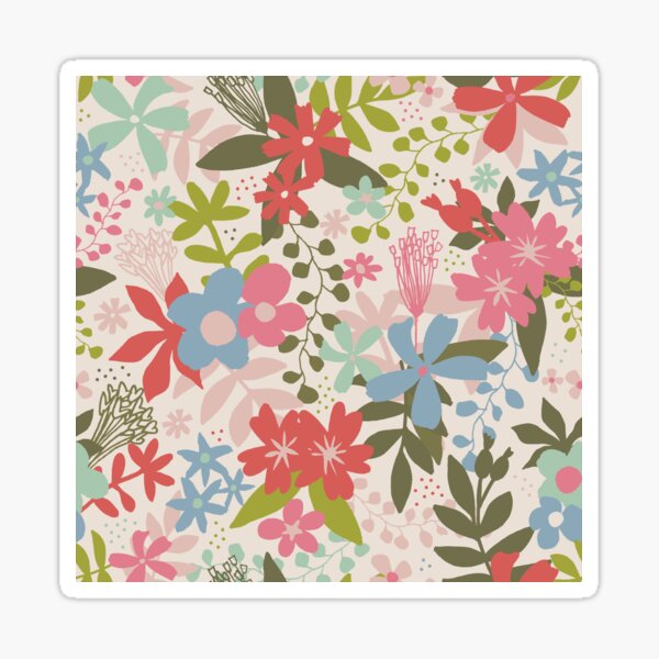 "Bush flowers" Sticker for Sale by chelseadesigns2 | Redbubble