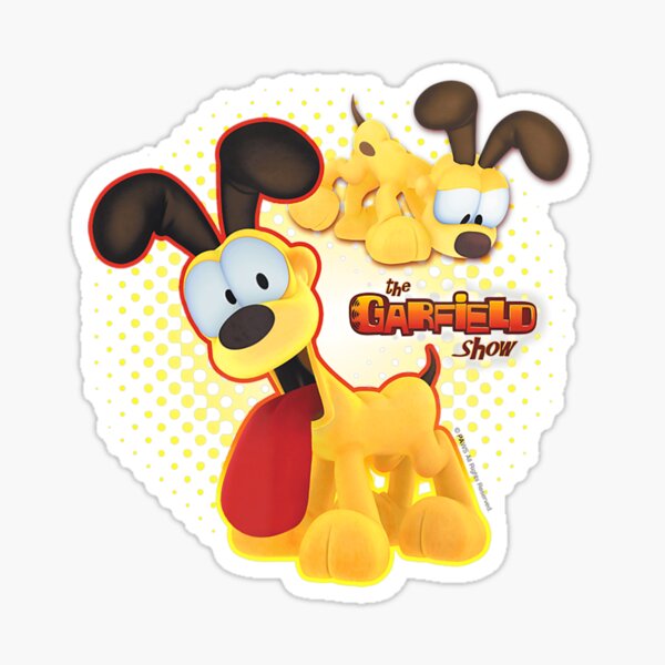 "Garfield Odie" Sticker by kasunbrwinans | Redbubble