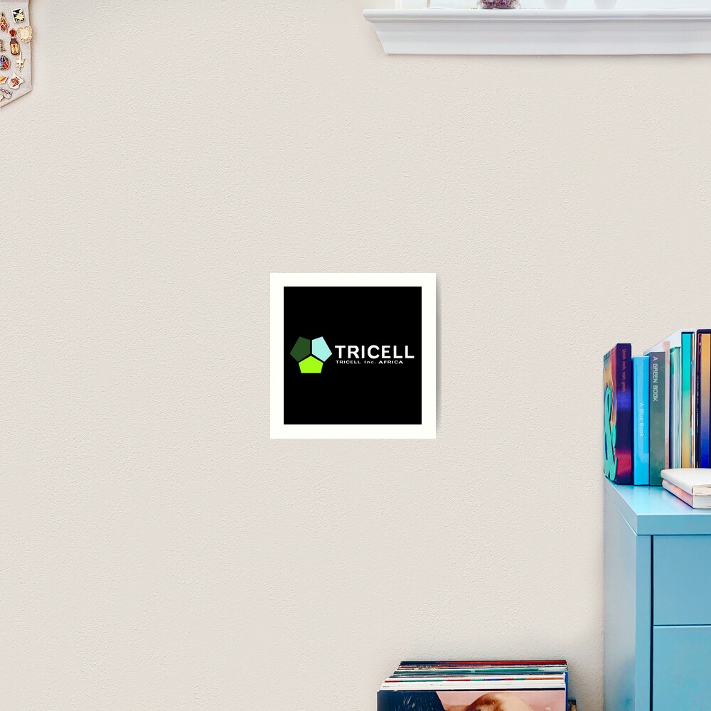 "TRICELL Logo, White Text, Resident Evil" Art Print for Sale by ...