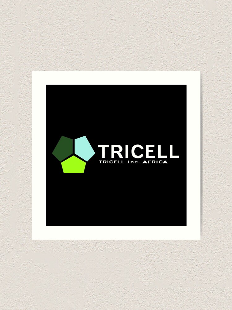 "TRICELL Logo, White Text, Resident Evil" Art Print for Sale by ...