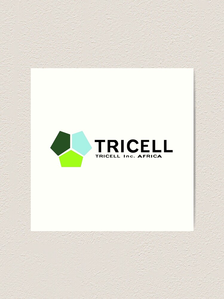 "TRICELL Logo, Black Text, Resident Evil" Art Print by 411drpkv4c ...