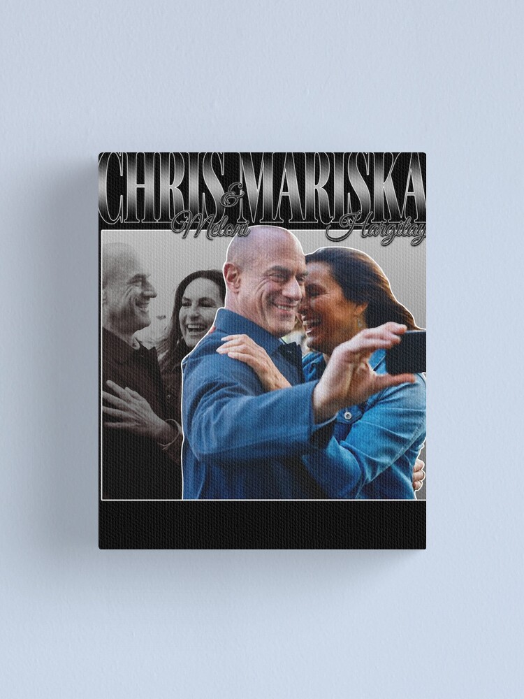 "Mariska Hargitay and Chris Meloni Chriska 90s Inspired Vintage Homage " Canvas Print for Sale ...