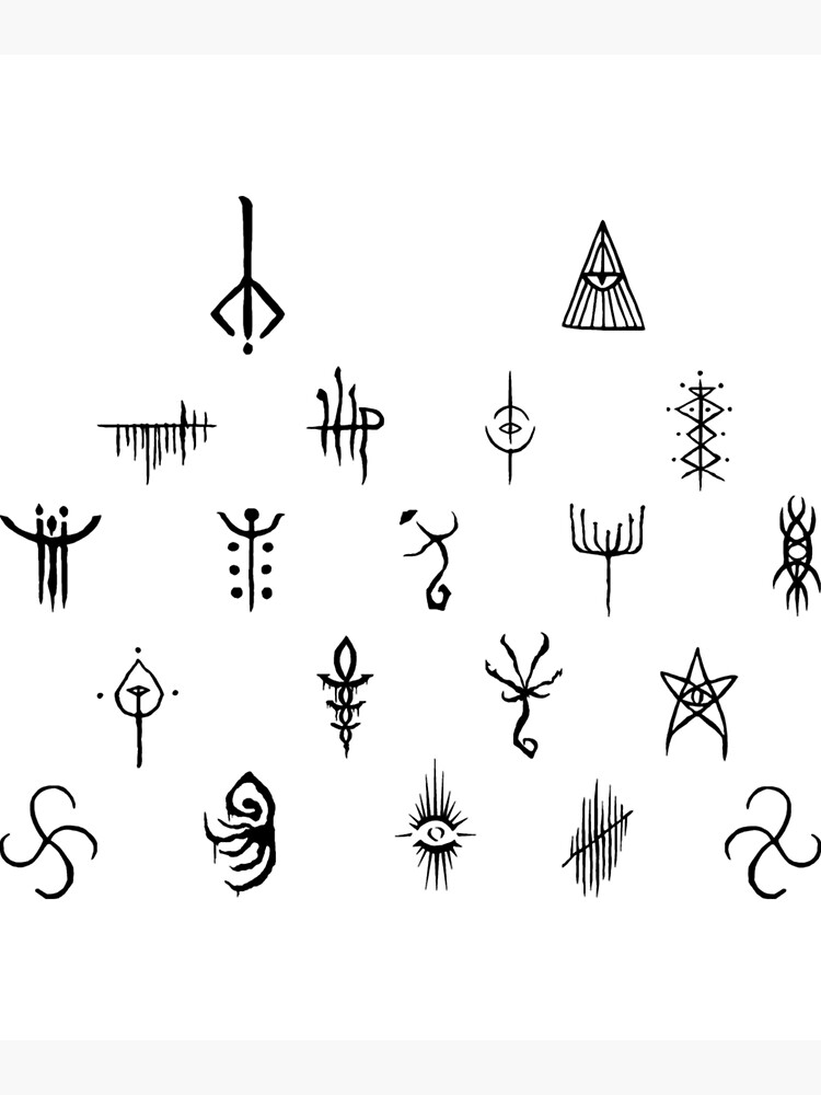 "Bloodborne Runes Black " Poster for Sale by DavidCurl9207 | Redbubble