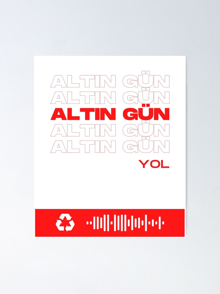 "Altin Gun - Yol (Spotify Code)" Poster for Sale by DovbleTrovble ...