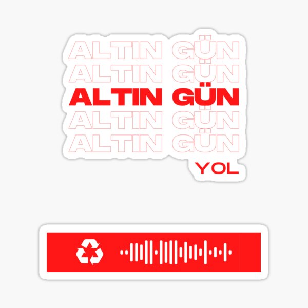 "Altin Gun - Yol (Spotify Code)" Sticker by DovbleTrovble | Redbubble