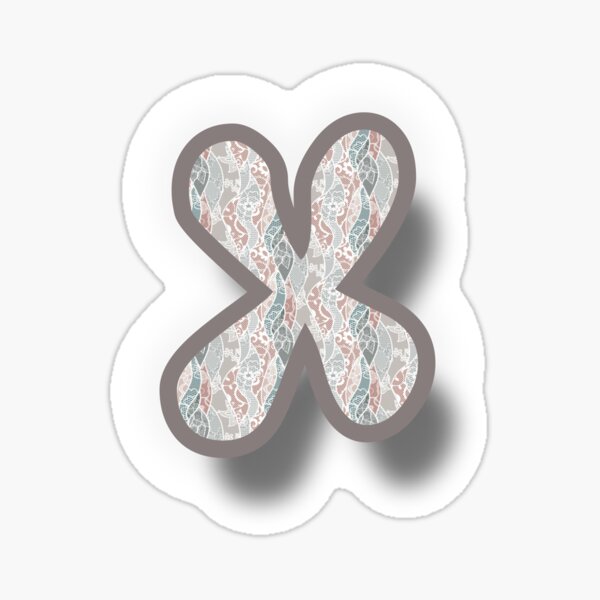 "X" Sticker by K-th | Redbubble