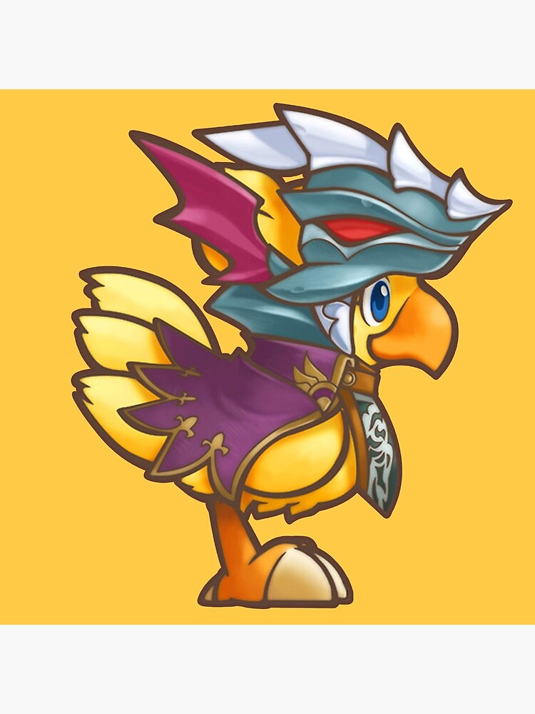"Chocobo Dragoon / Lancer" Poster for Sale by NEOFO | Redbubble