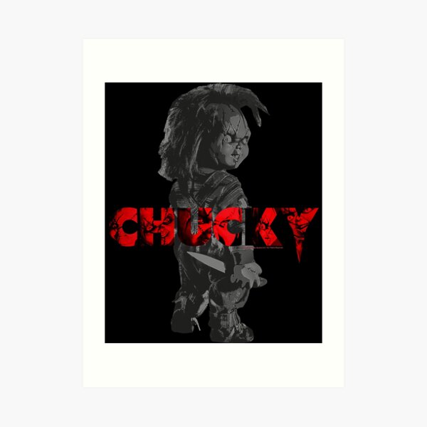 "Child's Play Chucky Red Accent Logo" Art Print for Sale by TamTelist ...