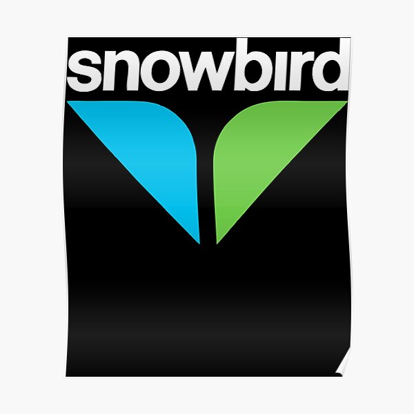 " Snowbird Logo Merchandise " Poster for Sale by lapriaglenn | Redbubble
