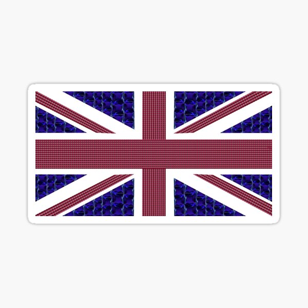 "United Kingdom Flag" Sticker for Sale by DigitalGemArt | Redbubble