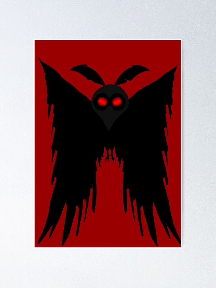 "Mothman" Poster for Sale by zkramer | Redbubble