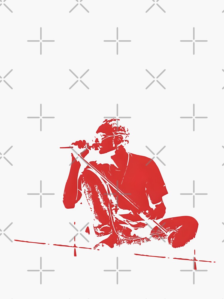 "Layne Staley" Sticker by Rimjobber | Redbubble