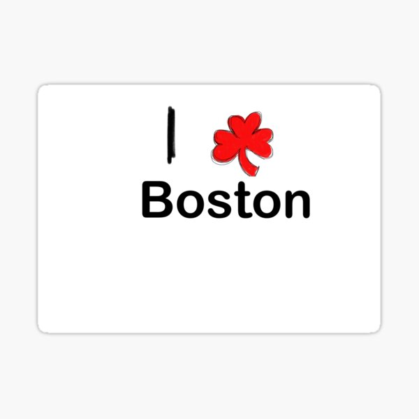 "Boston ️" Sticker for Sale by Secat | Redbubble