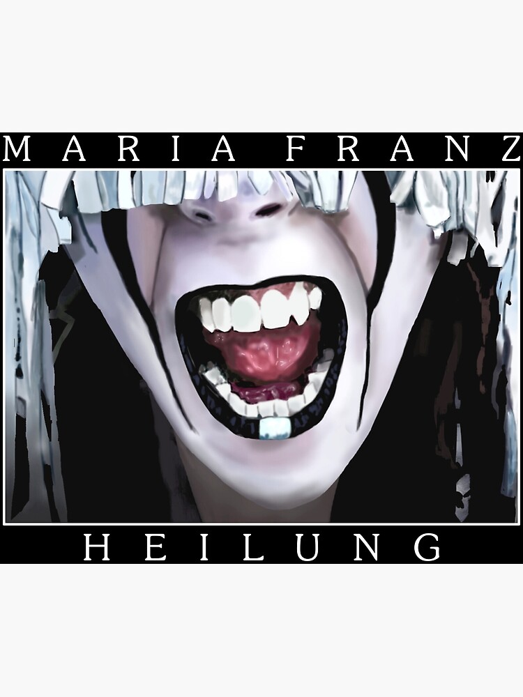 "MARIA FRANZ - HEILUNG" Poster by JosephFunk | Redbubble