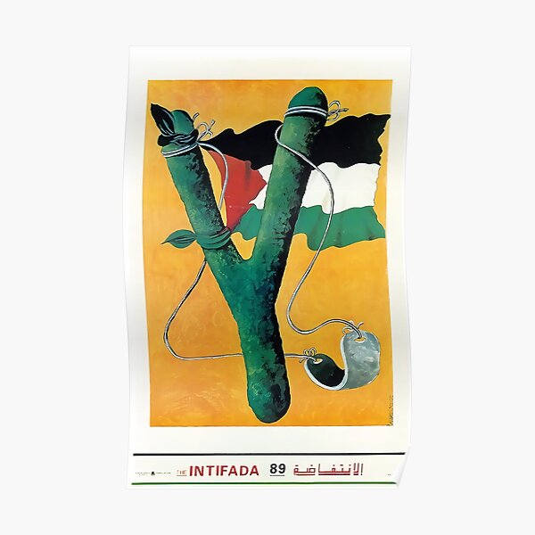 "INTIFADA" Poster for Sale by shronjerv | Redbubble