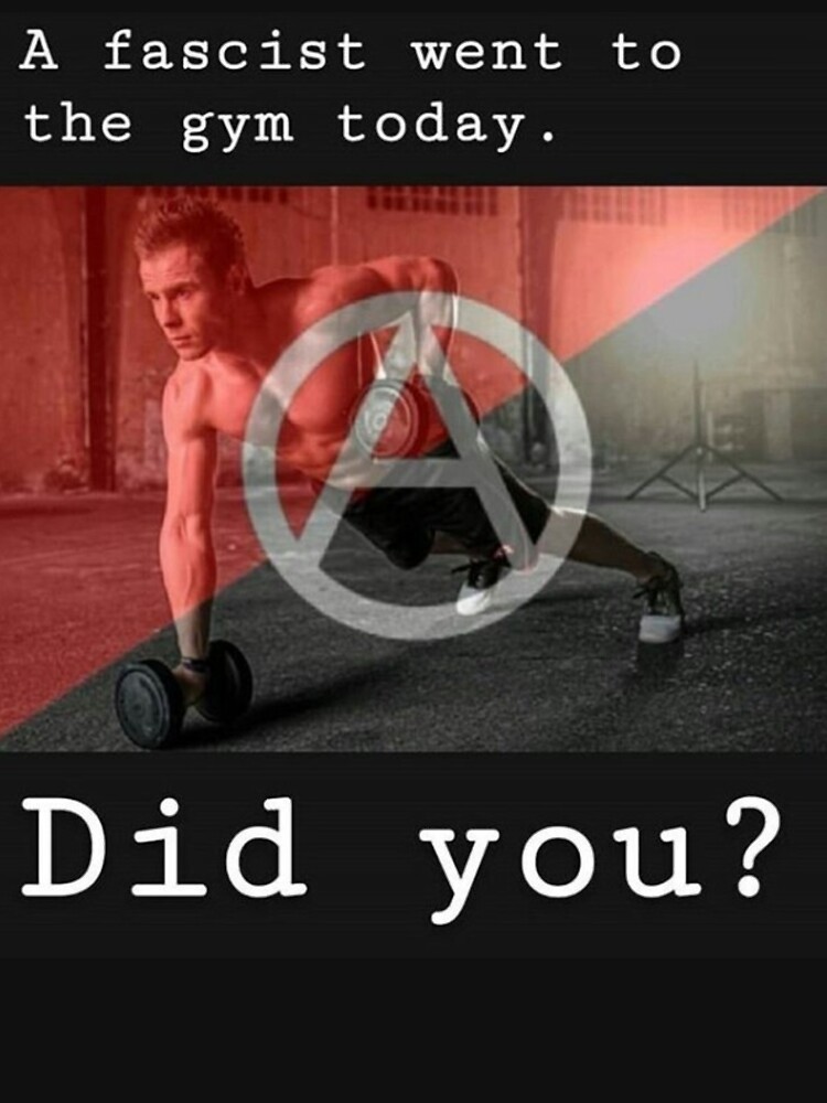 "Ancom Go To Gym" T-shirt for Sale by LeftLibertarian | Redbubble ...