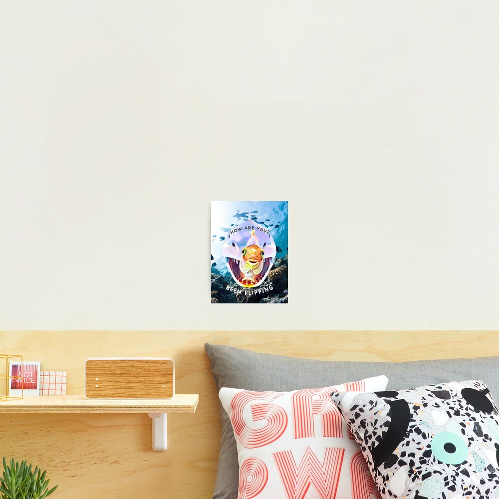 Lámina fotográfica «¿Cómo estás ... estado volteando Meme de humor ...