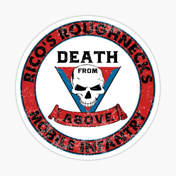"Death From Above" Sticker for Sale by Benberi384 | Redbubble