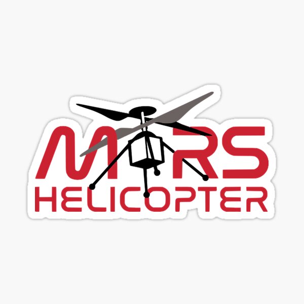 "NASA Mars Helicopter JPL " Sticker by CaitlinFar9008 | Redbubble