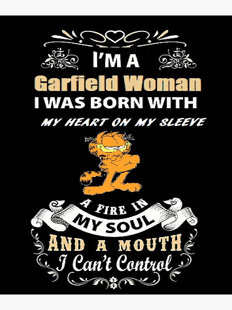 "Garfield Woman" Poster for Sale by jungckjqdonton | Redbubble