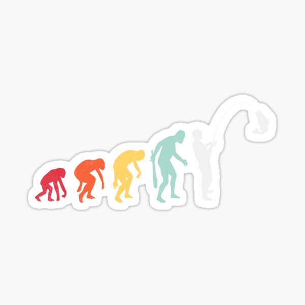 "Fishing Evolution" Sticker by ShaounOmar | Redbubble