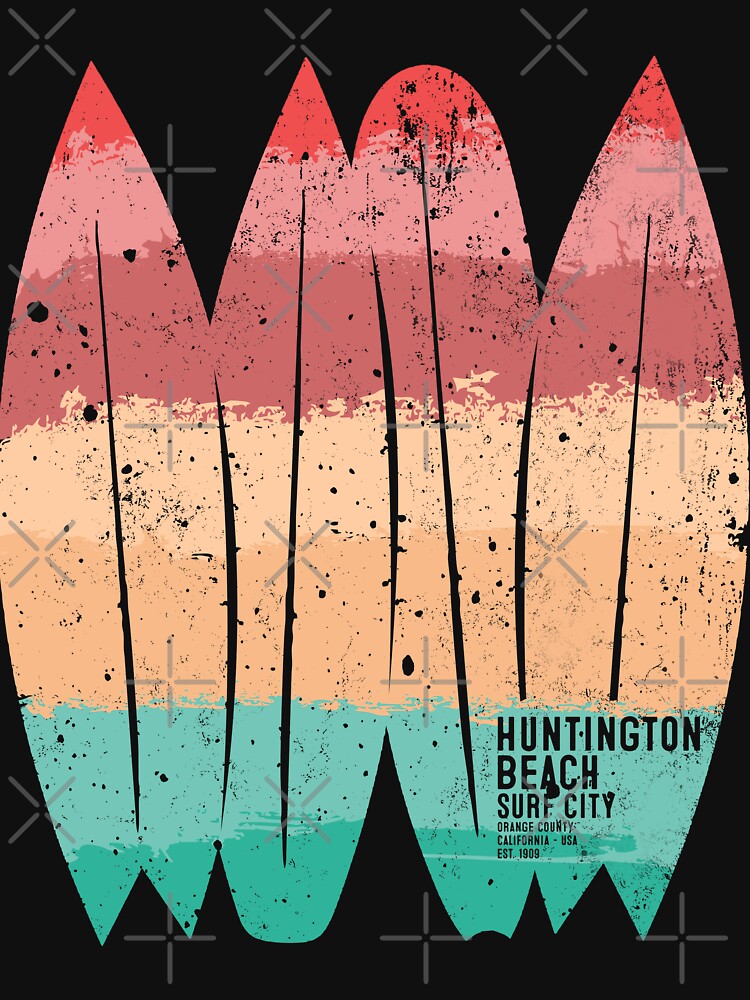 Summer Huntington Beach Surfboards Vintage Beach Surfer Summertime
