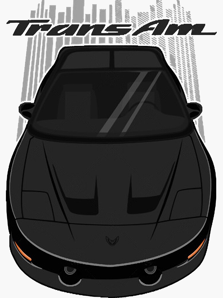 "Firebird Trans Am 93-97 - Black " Sticker for Sale by CaitlinFar9008 ...