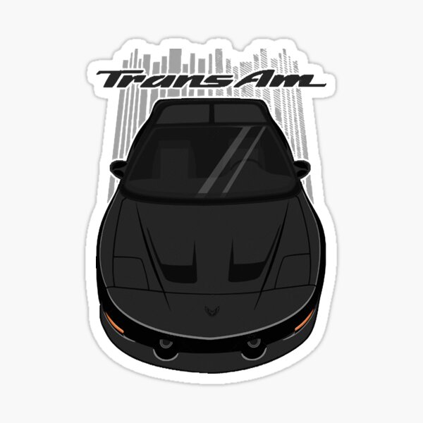 "Firebird Trans Am 93-97 - Black " Sticker for Sale by CaitlinFar9008 ...