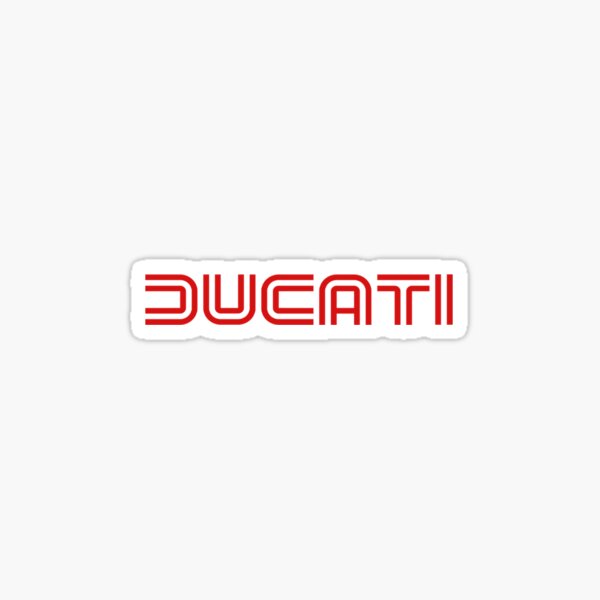 "Ducati Logo " Sticker by mansoorgautam | Redbubble