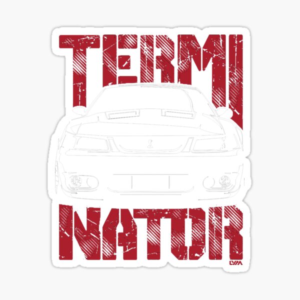 "0304 Mustang Cobra Terminator Slim Fit " Sticker by AudreyZehnen ...