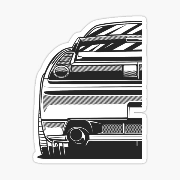 "nsx r v2 fragment" Sticker by kreativnadel | Redbubble