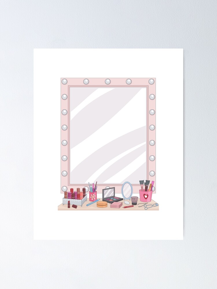 "Vanity Mirror" Poster for Sale by ArtistsZone | Redbubble