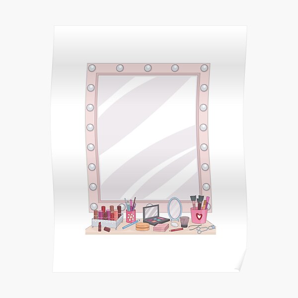 "Vanity Mirror" Poster for Sale by ArtistsZone | Redbubble