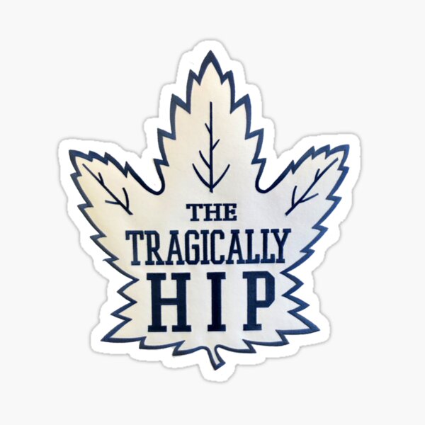 "tragically hip logo " Sticker by CocoTreeHugger | Redbubble