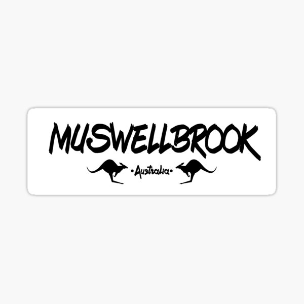 "Muswellbrook Australia Tag" Sticker by WaterClimber | Redbubble