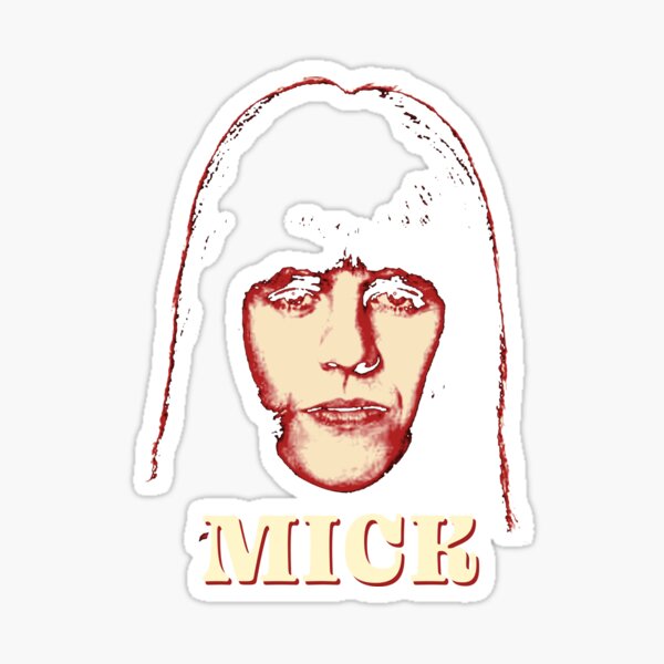 "Mick" Sticker by Salocin | Redbubble