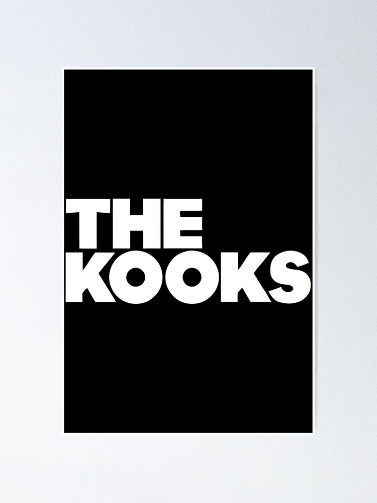 "The Kooks Merch The Kooks White Logo" Poster for Sale by ElbaSoft ...