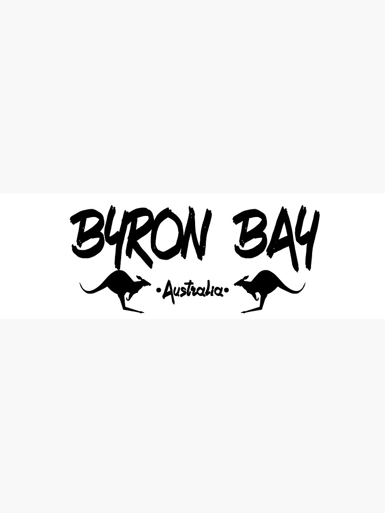"Byron Bay Australia Tag" Sticker by WaterClimber | Redbubble