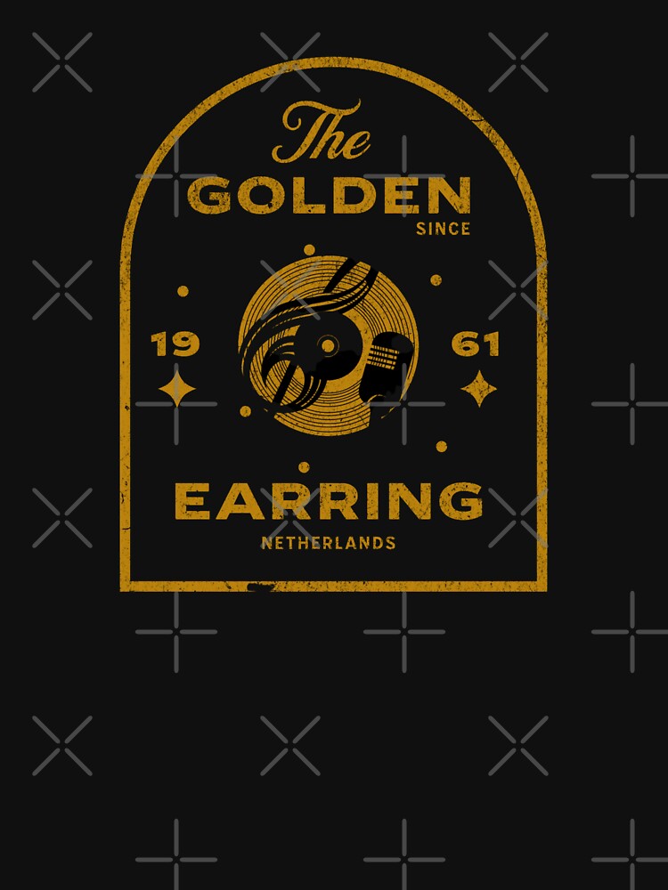 "Golden Earring Band" T-shirt for Sale by MiescaPh | Redbubble | golden ...